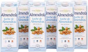 Almendrola Bebida Vegetal de Almendras Original, 6 x 1L : Amazon.es ...