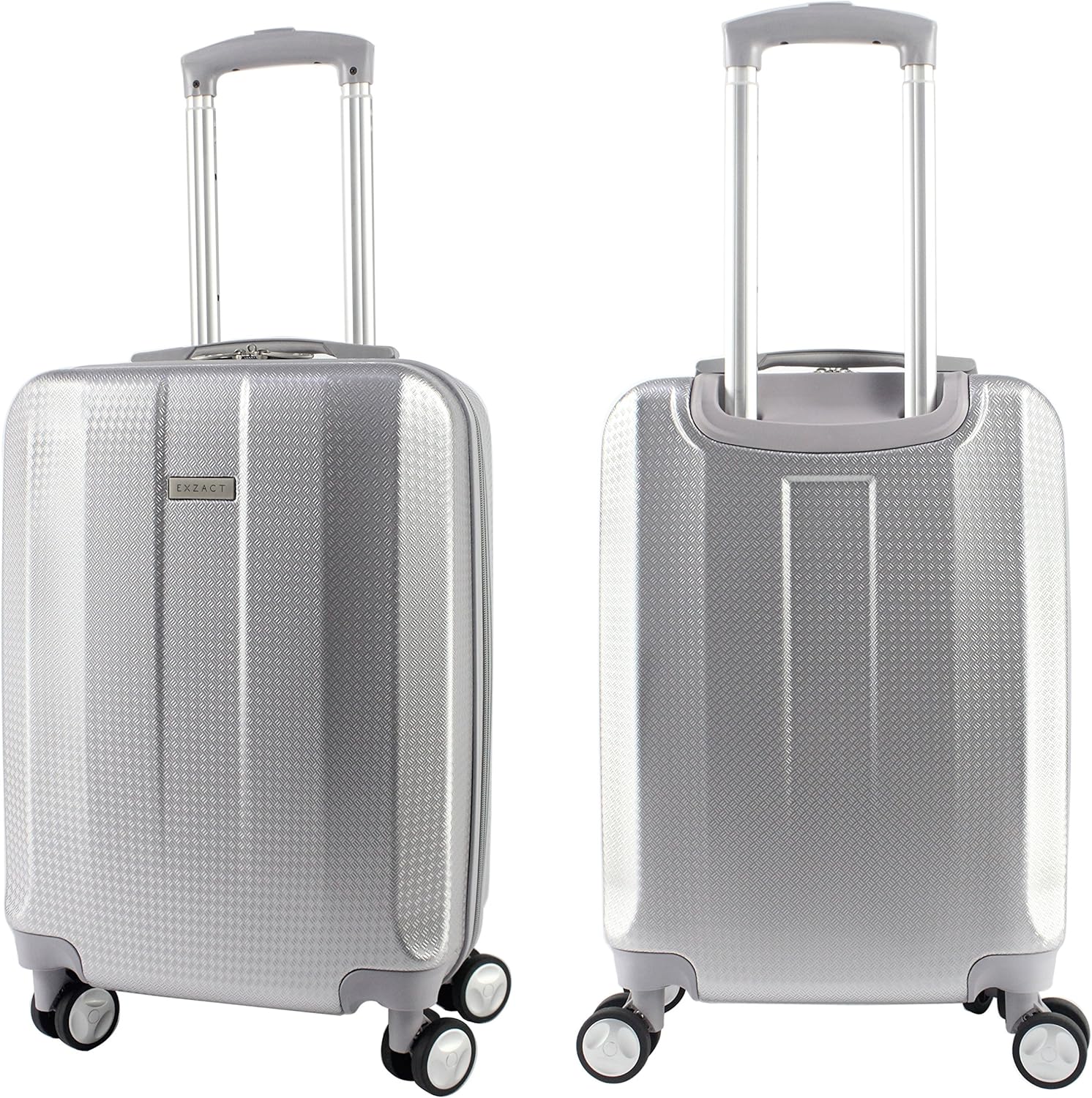 EXZACT Luggage Set 3 Piece Expandable Lightweight 4 Wheeled Spinner ...