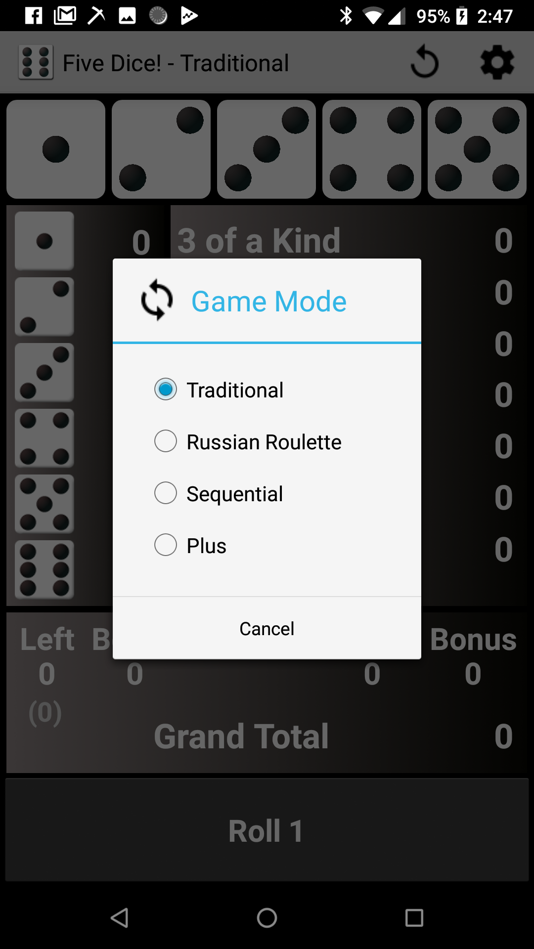 Five Dice! Free:Amazon.com:Appstore for Android