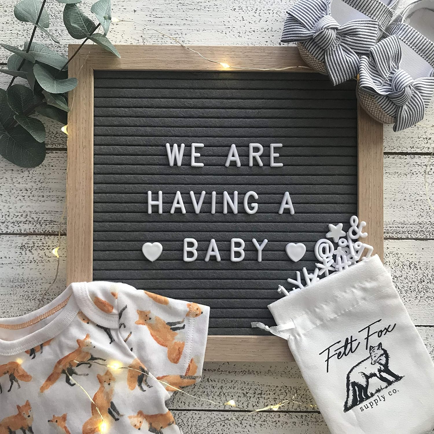 Baby Announcement Letter Board Ideas