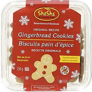 ShaSha Gingerbread Cookies, 250 Grams: Amazon.ca: Grocery
