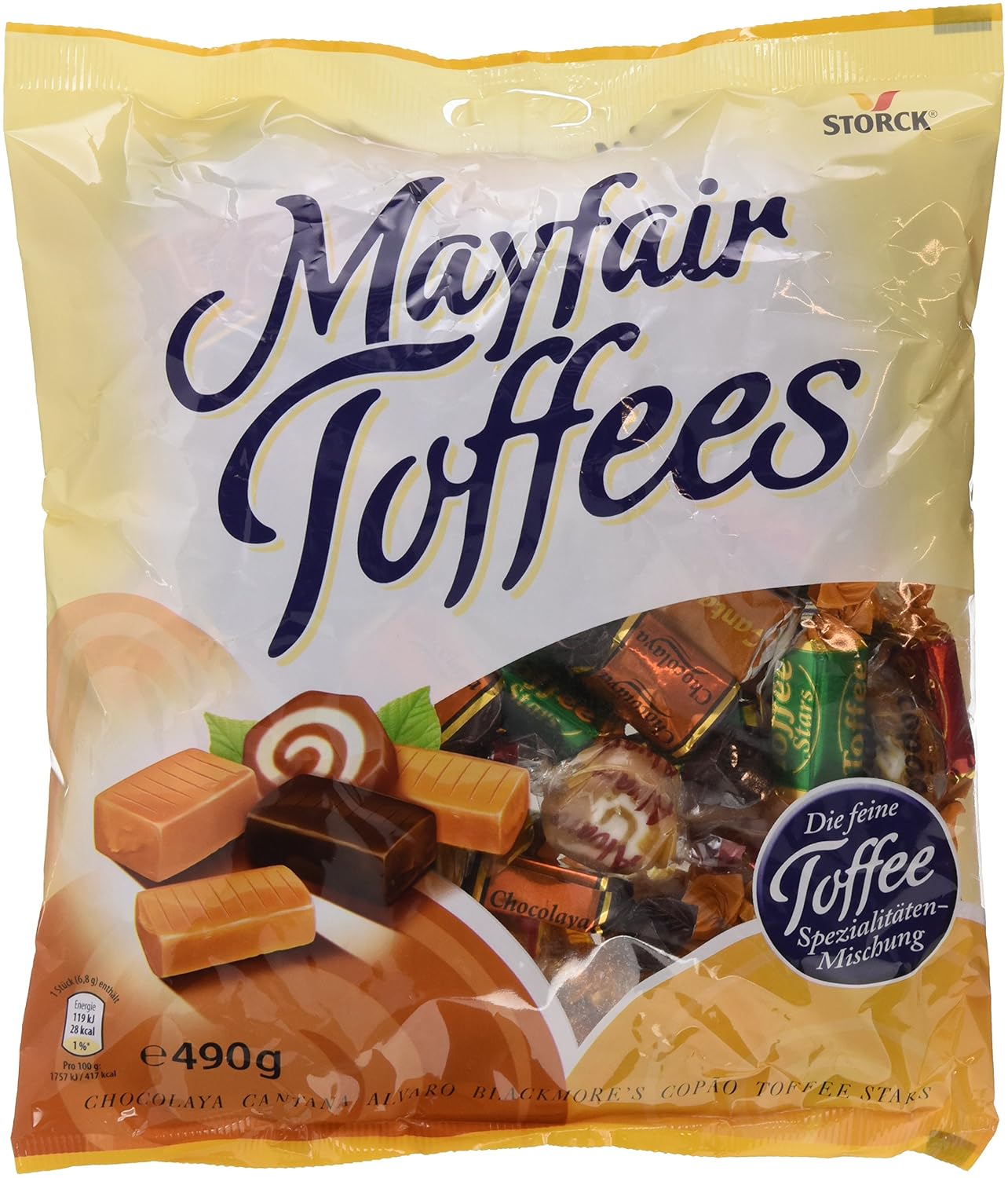 Storck Mayfair Toffees, 490 g: Amazon.de: Amazon Pantry