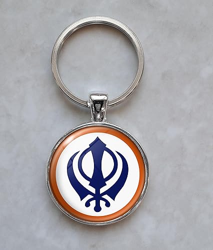 Amazon.com: Sikh Khanda Keychain: Handmade