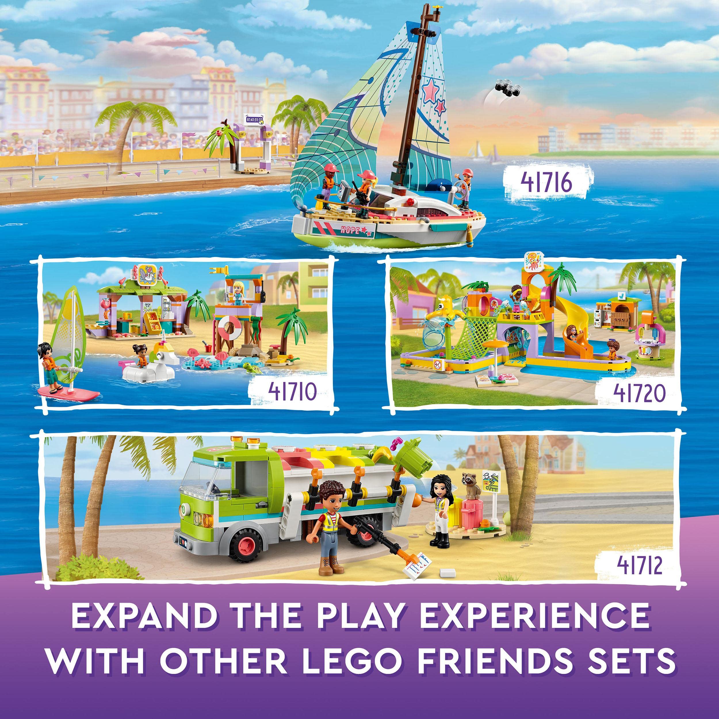 Mua LEGO Friends Stephanieâ s Sailing Adventure 41716 Building Kit ...