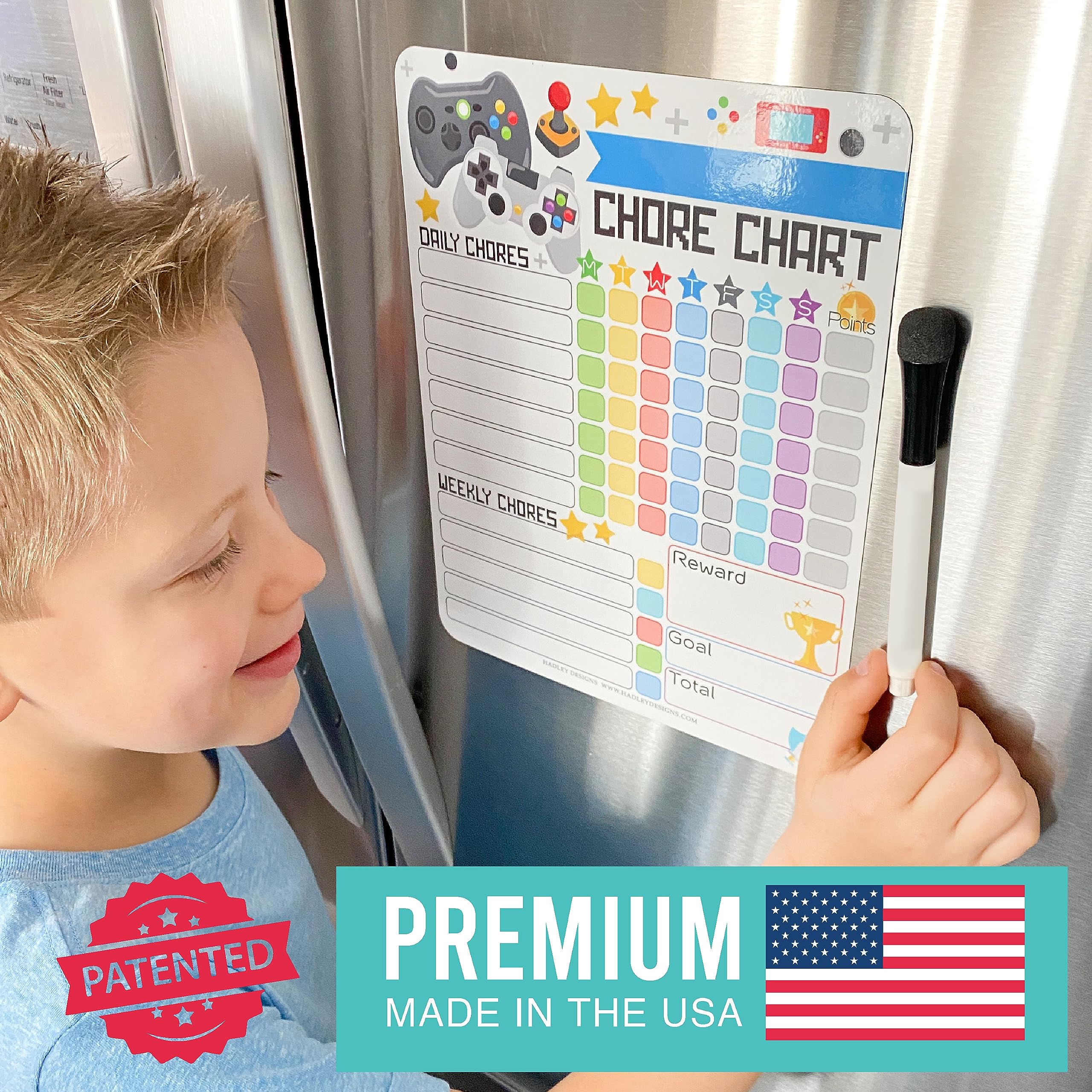 Mua Dry Erase Chore Chart for Kids – Daily Responsibility and Reward ...