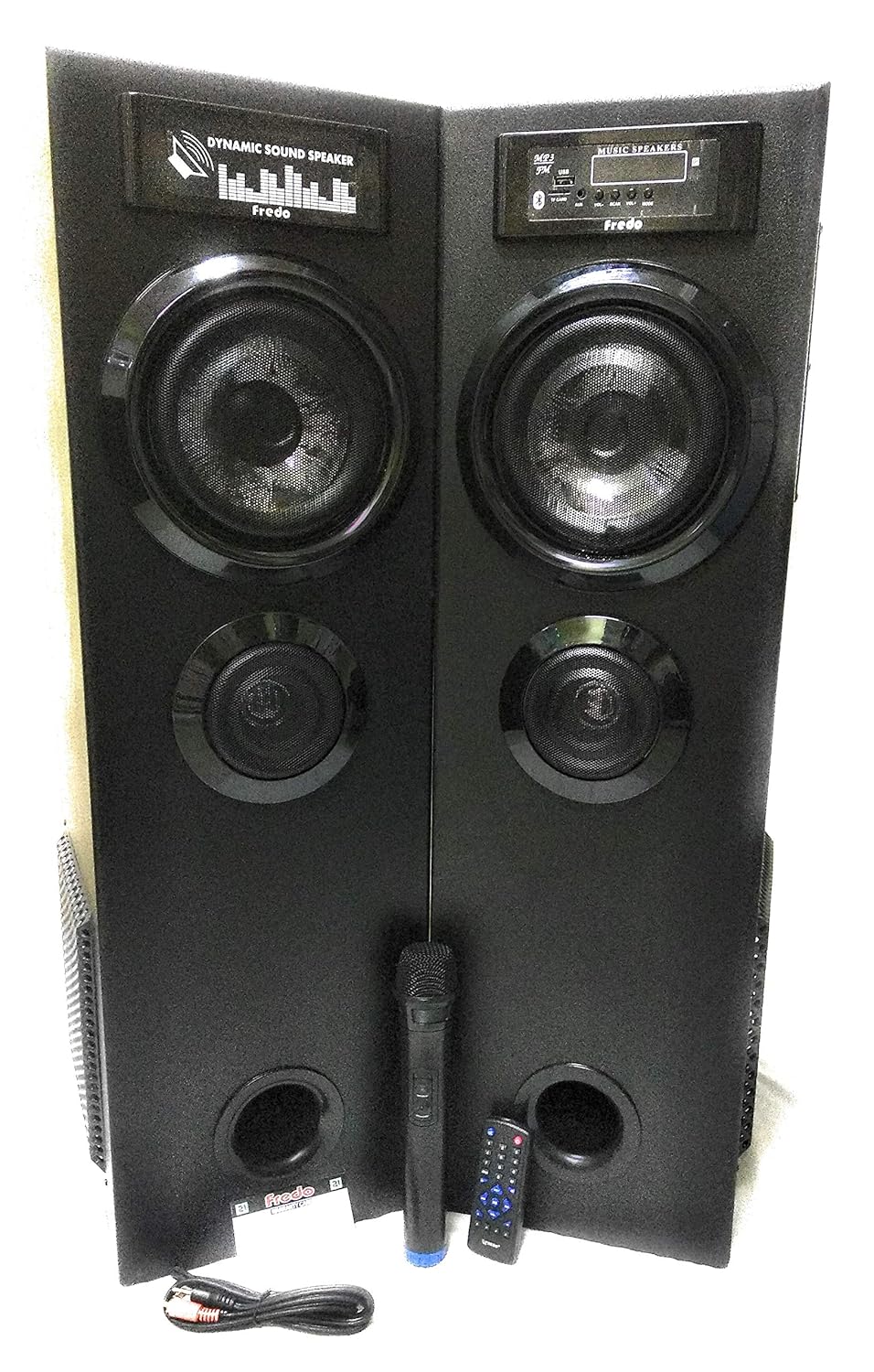 FREDO AIT864 Auditorium Speakers, Bluetooth/Triple Mike/4 Subwoofers ...