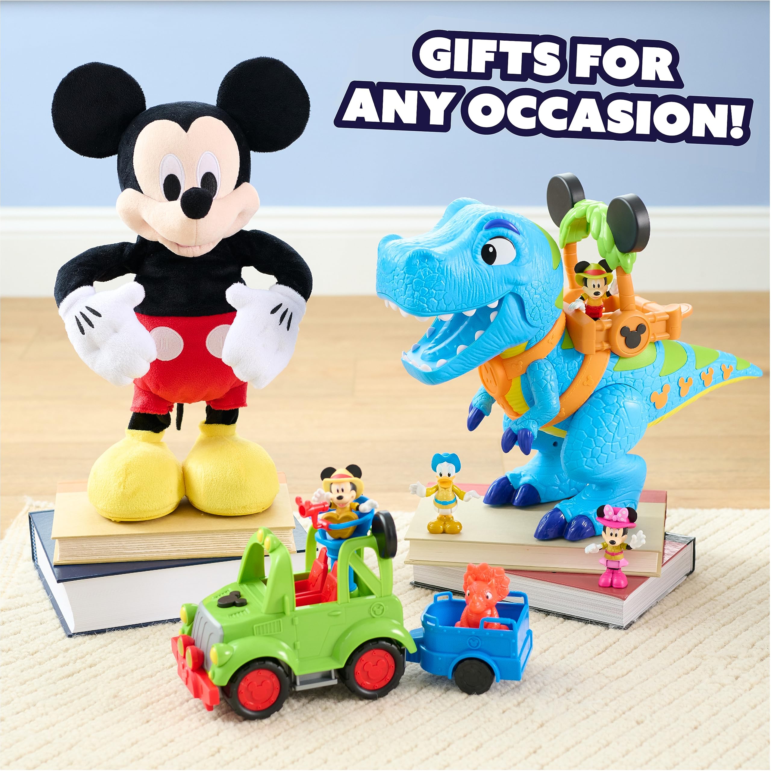 Mua Disney Junior Mickey Mouse Funhouse Dino Rover 6-piece Play Figures ...