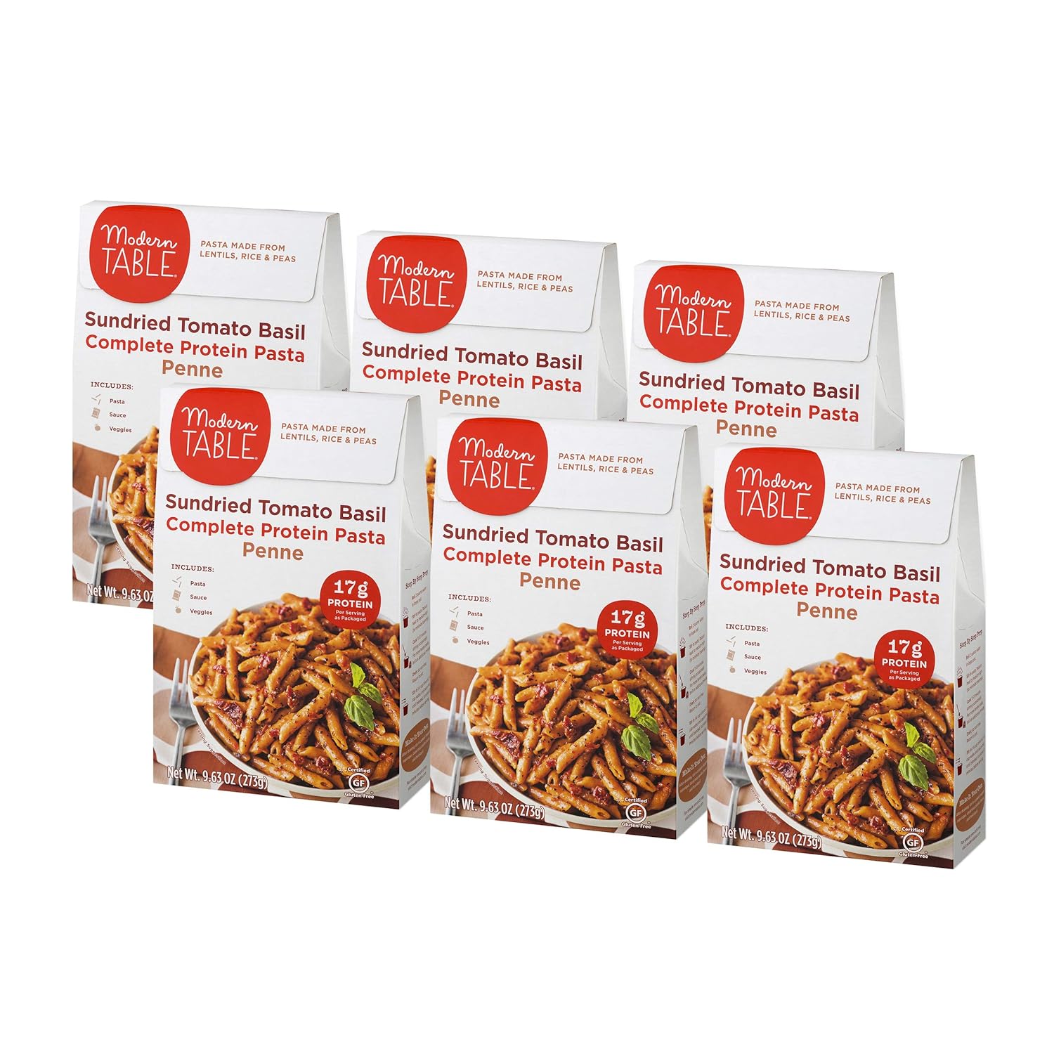 Modern Table Gluten Free, Complete Protein Lentil Pasta Meal Kit ...
