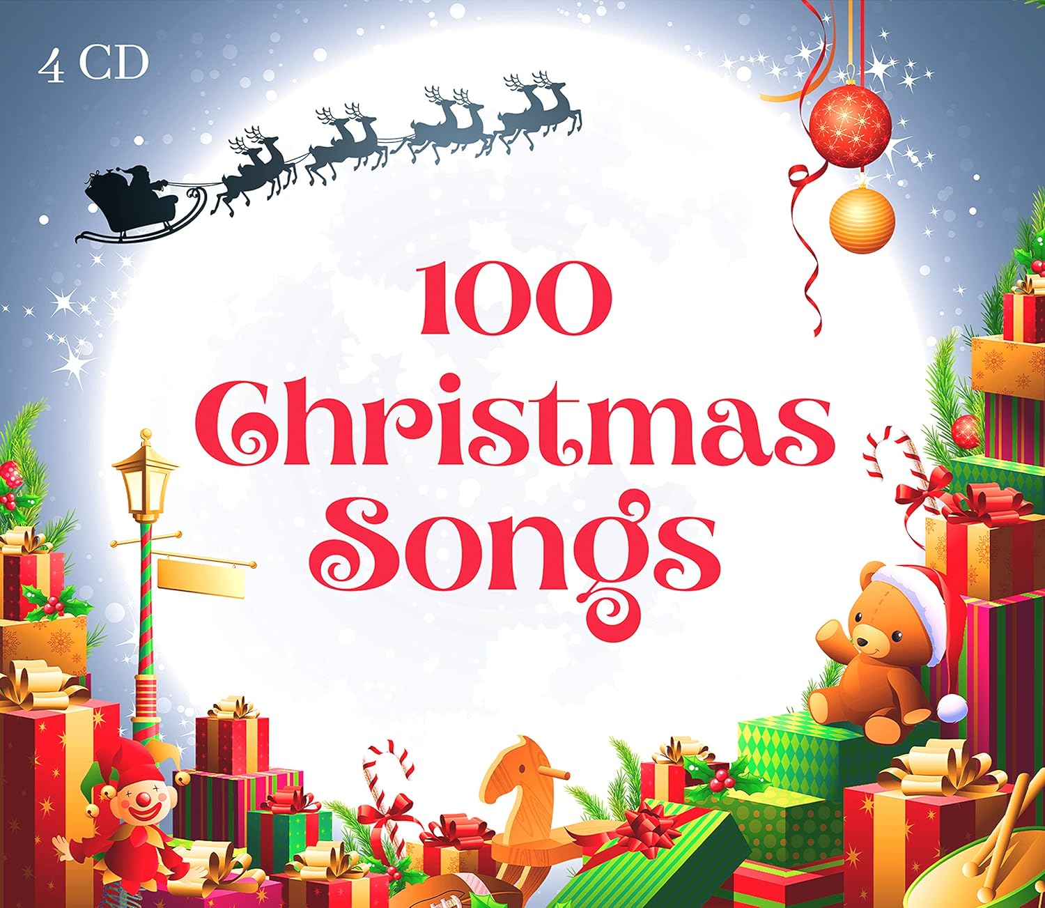 100 Christmas Songs - 4 CD - The Beautiful Christmas Songs: Amazon.co ...