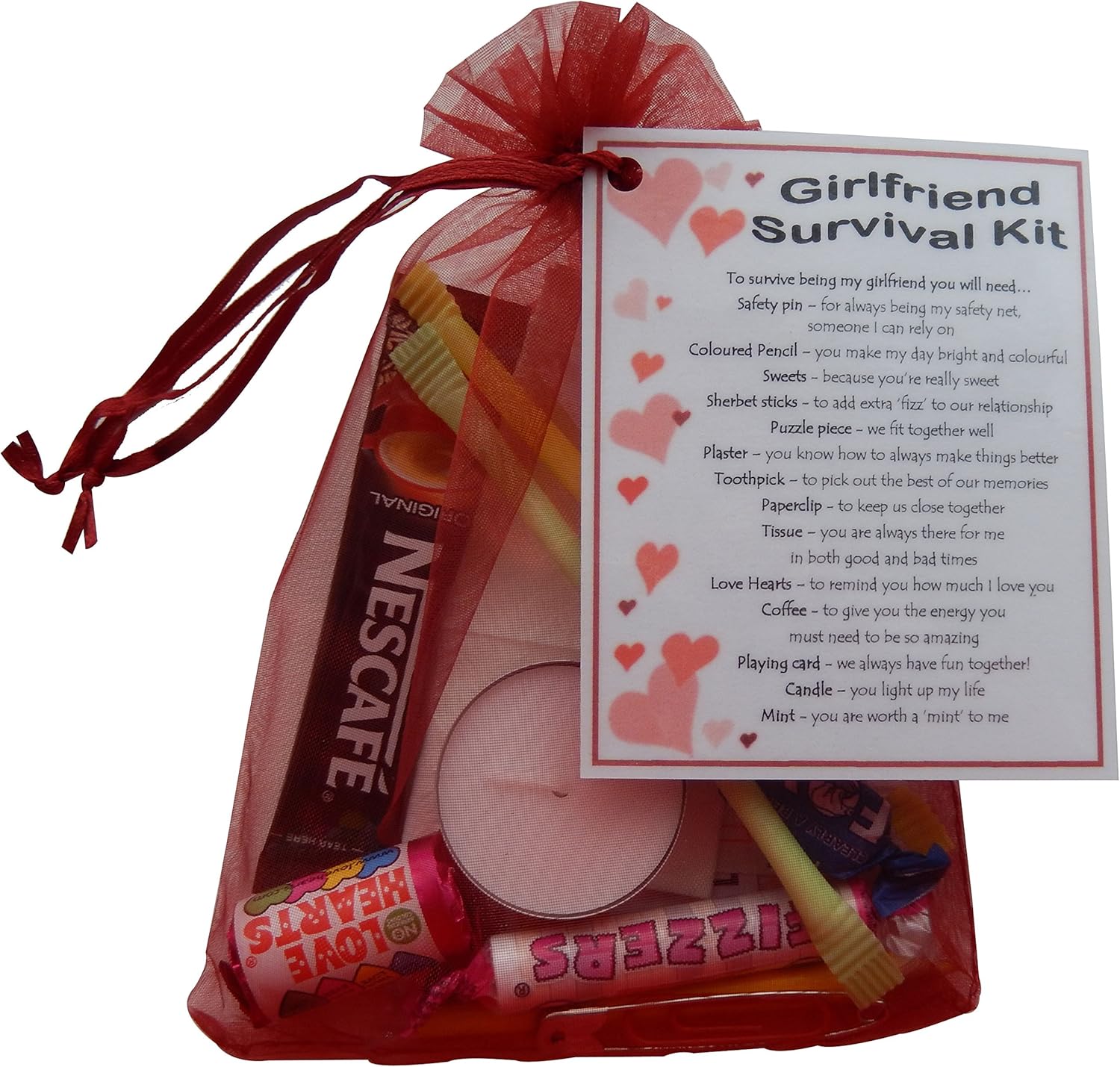 SMILE GIFTS UK Girlfriend Survival Kit - Great Girlfriend Gift for ...