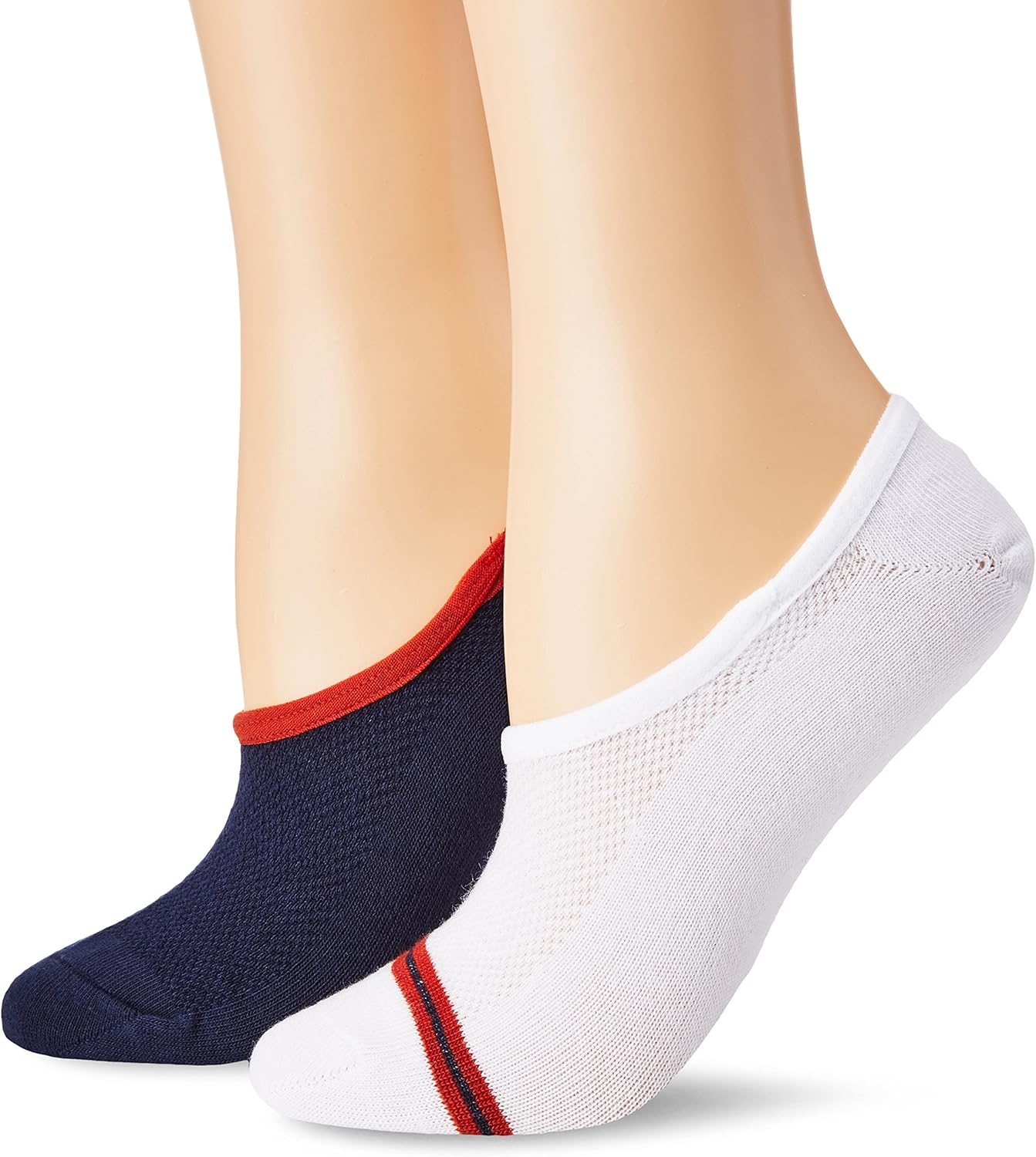 Keds Women's 2 Pack Mesh Low Show Liner Socks, White Assorted, Shoe ...