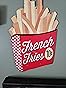 Amazon.com: Open Road Brands French Fries Embossed Metal Sign : Home ...