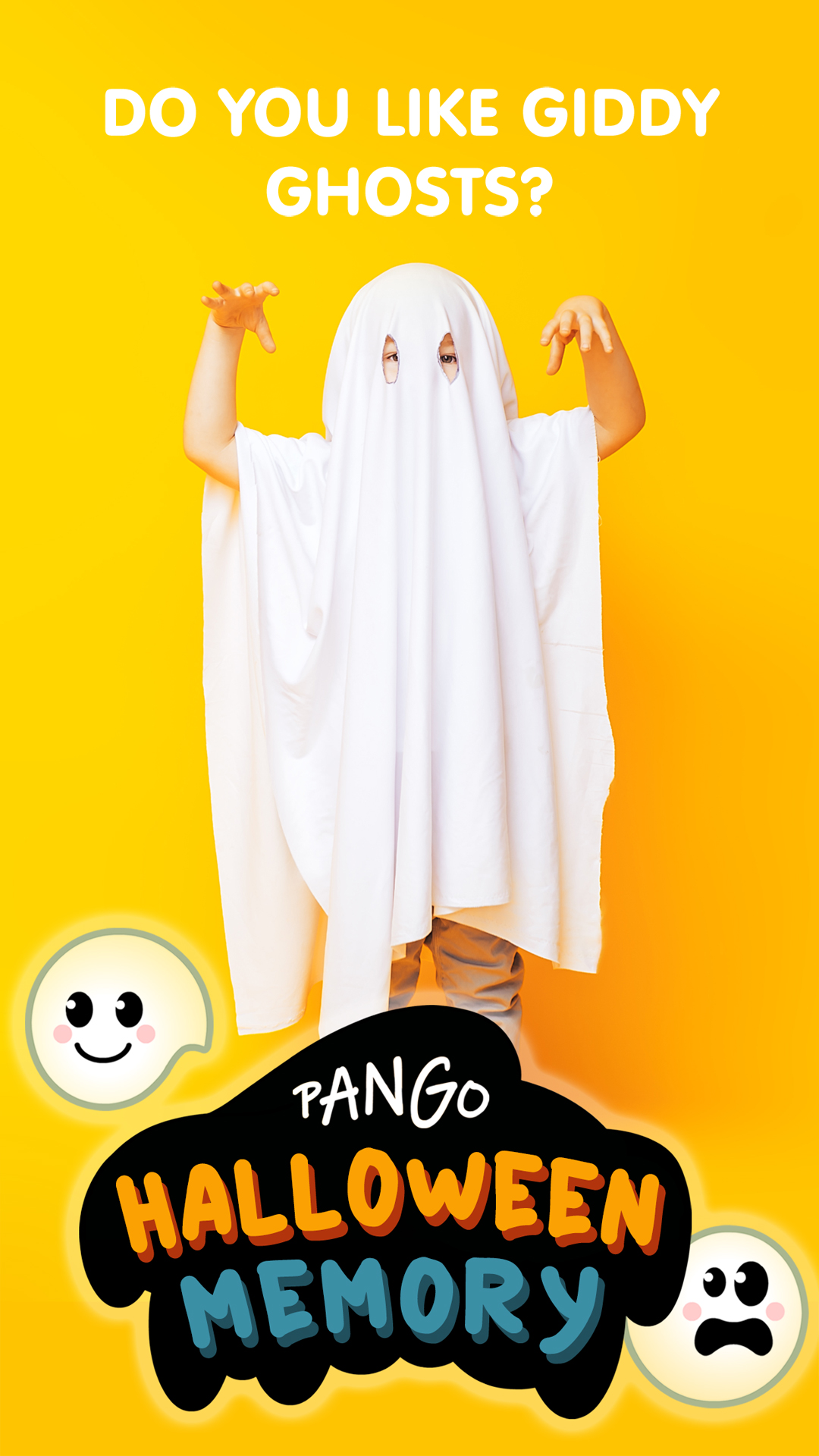 Pango Halloween Memory - spooky ghost matching game for kids 3-8 years ...
