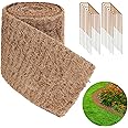 Amazon.com : Natural Mulch Roll for Landscaping 240" X 6.3" Coconut ...
