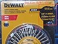 DEWALT DW4925 4-Inch Stringer Bead Wire Wheel/Carbon Steel 5/8-Inch-11 ...