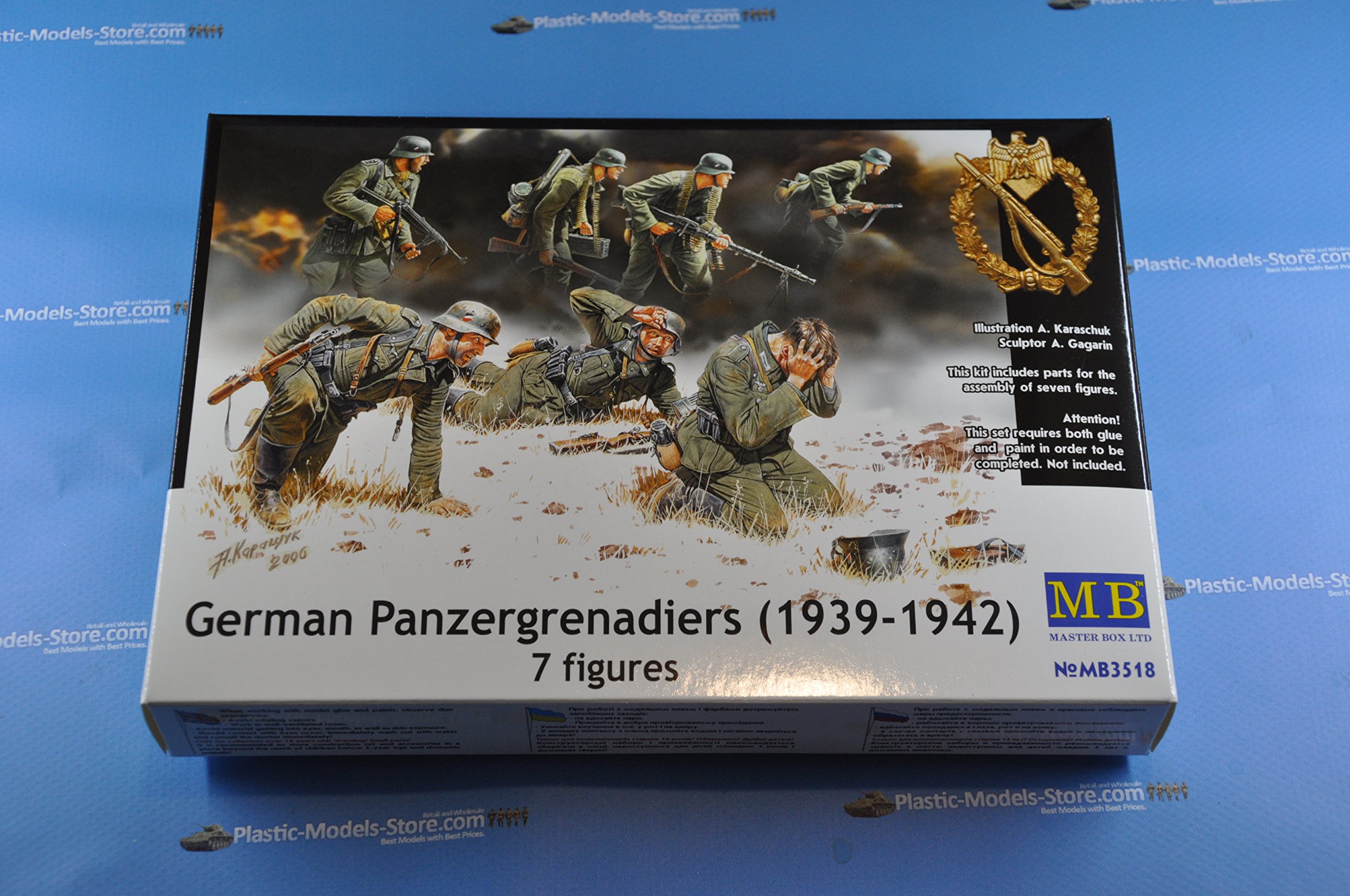 Mua Masterbox Master Box German PANZERGRENADIERS 7 FIG WWII 1/35 3518 ...