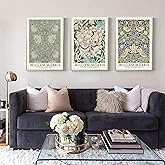 Amazon.com: TWNSLLA William Morris Wall Art Prints Set of 6, Abstract William Morris Exhibition ...