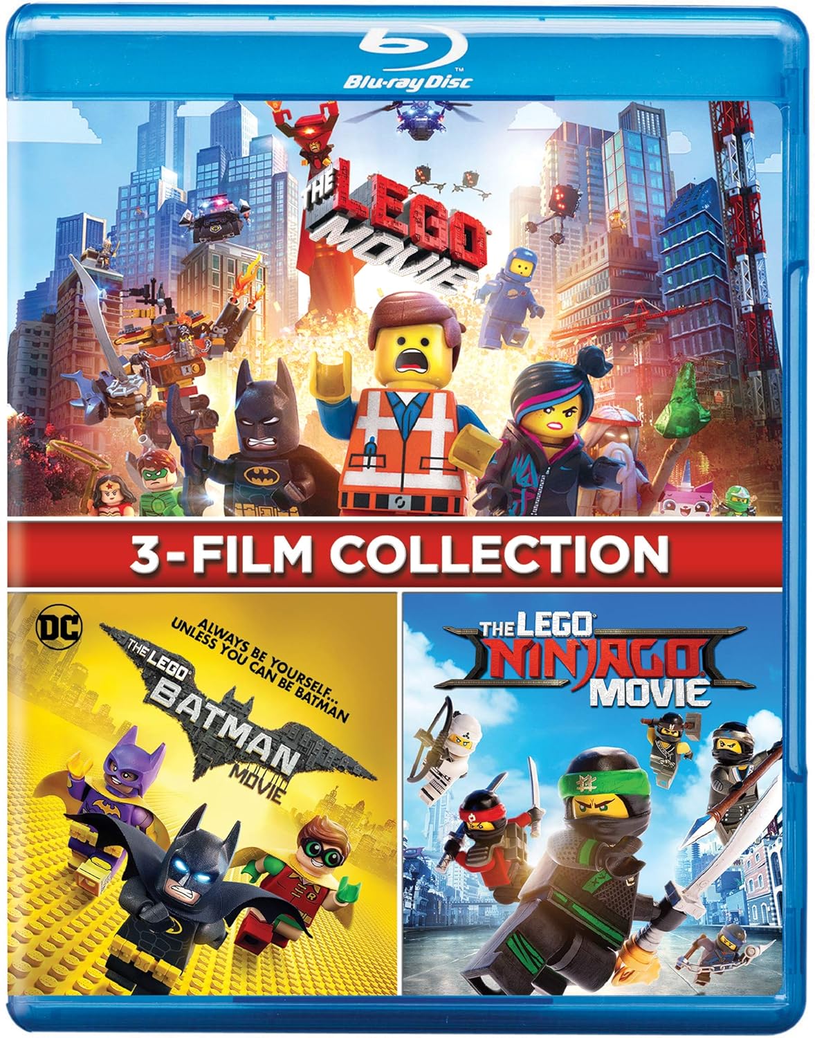 DC Lego 3 Movies Collection: The Lego Movie + The Lego Batman Movie ...