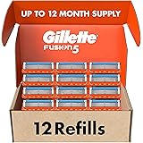 Amazon.com: Gillette Mens Razor Blade Refills, 10 Fusion5 Cartridges, 2 ...