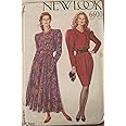 Amazon.com: NEW LOOK PATTERN 6600 RETRO DRESSES SIZE 8-20 : Clothing ...