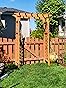 Amazon.com : Giantex 88inch Wood Garden Arbor, Wedding Arch for Outdoor ...