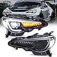Amazon.com: VLAND Headlight Assembly Fit for 2012-2021 Toyota 86 1st Gen, Subaru BRZ, Scion FR-S ...