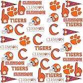 Amazon.com: Clemson University Wordmark Logo 50ct Vinyl Large Deluxe ...