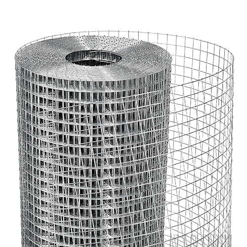 HORCH Hardware Cloth 1/2 inch 72 x 50 ft 19 Gauge, Welded Wire Fence ...