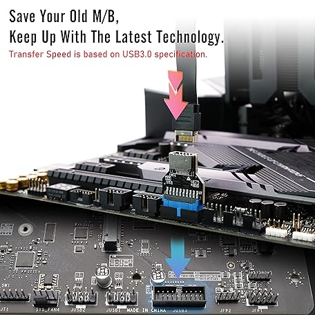 Mua EZDIY-FAB USB 3.0 (USB3.1 Gen 2) Internal Header (19-Pin) to USB 3. ...