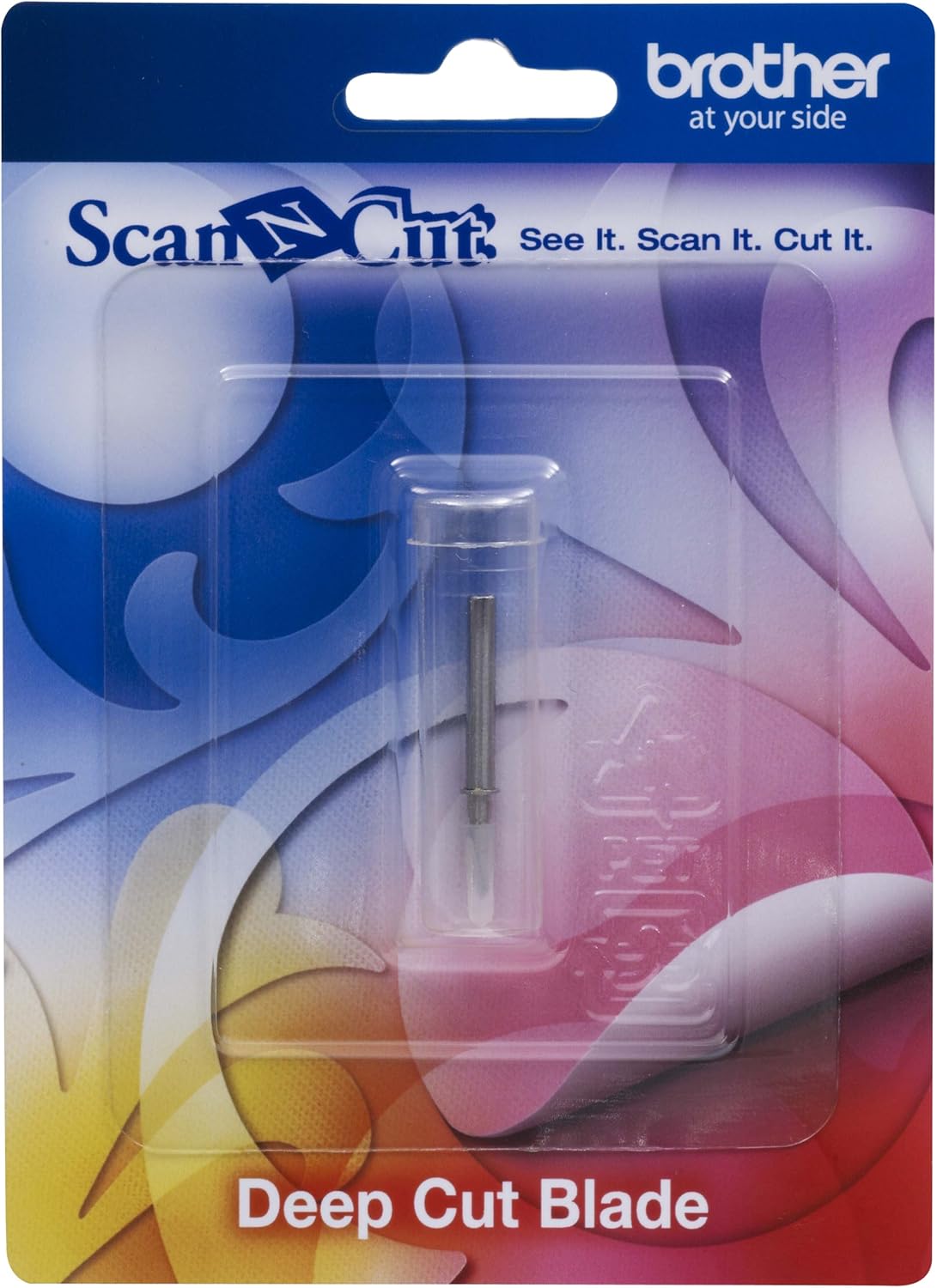 Brother CABLDF1 Scan-N-Cut Cutting Blade for Deep Cutter Silver: Amazon ...