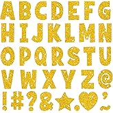 Amazon.com: Whaline 232Pcs Gold Glitter Bulletin Board Letter Stickers ...