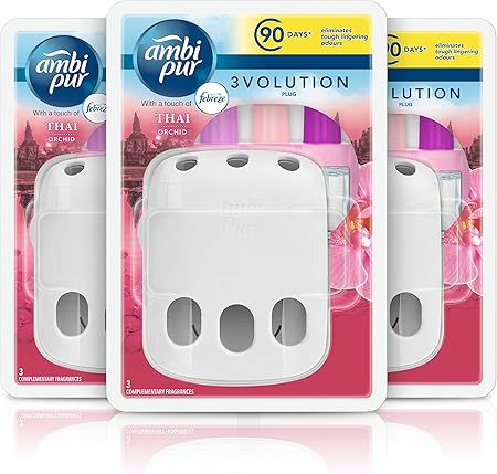 Ambi Pur 20 ml 3Volution Thai Orchid Air Freshener Plug-in Starter Kit ...