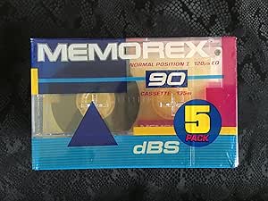 Amazon.com: Memorex Audio Tapes (13651175) (13651175) 6 Pack: Home ...