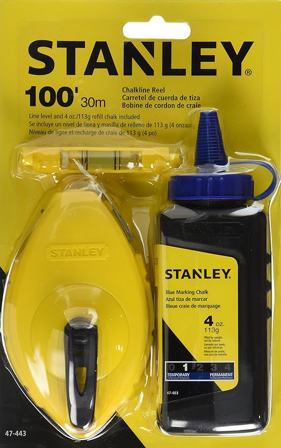 STANLEY STHT47443-8 White/Blue Chalk and Line: Amazon.in: Home Improvement