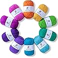 Amazon.com: Studio Sam Acrylic Yarn Set. Ten Large 50g Skeins. Total ...
