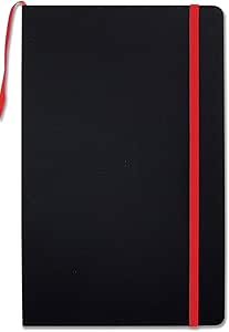 BookFactory Black Journal / Writing Notebook / Blank Diary / Lined ...