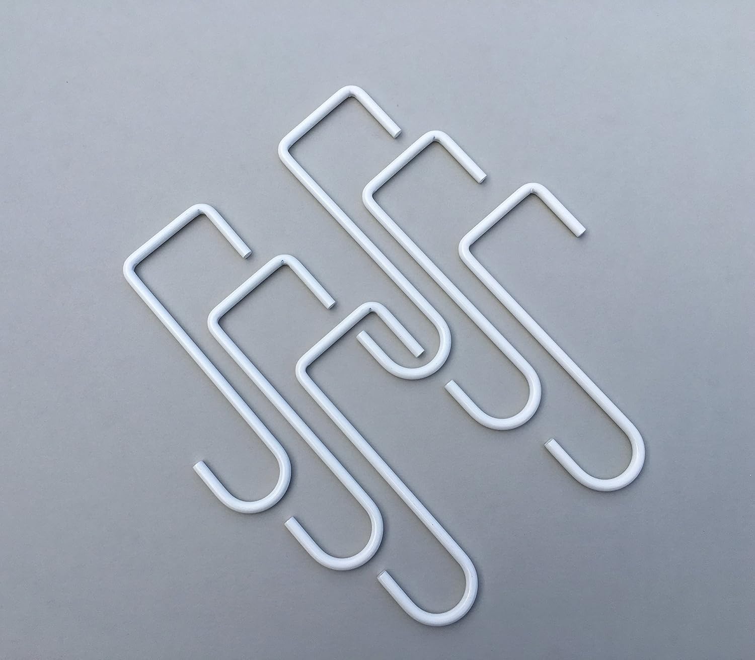 Amazon.com: Alumahangers 2"x 6" (6 Pack) -"White" powder coated steel ...