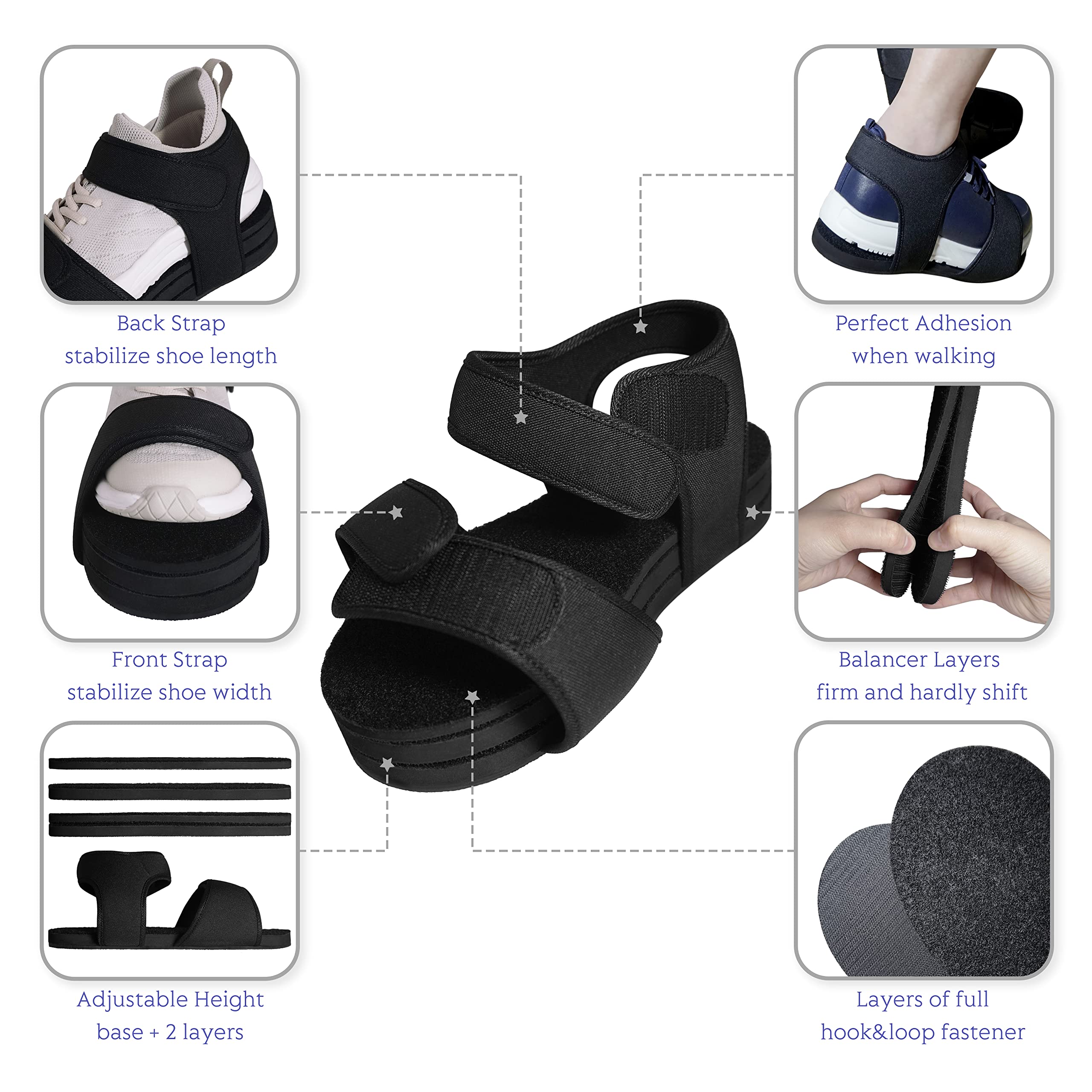 Mua GUSSTZEL Professional Shoe Lift for Uneven Legs, Shoe balancer ...