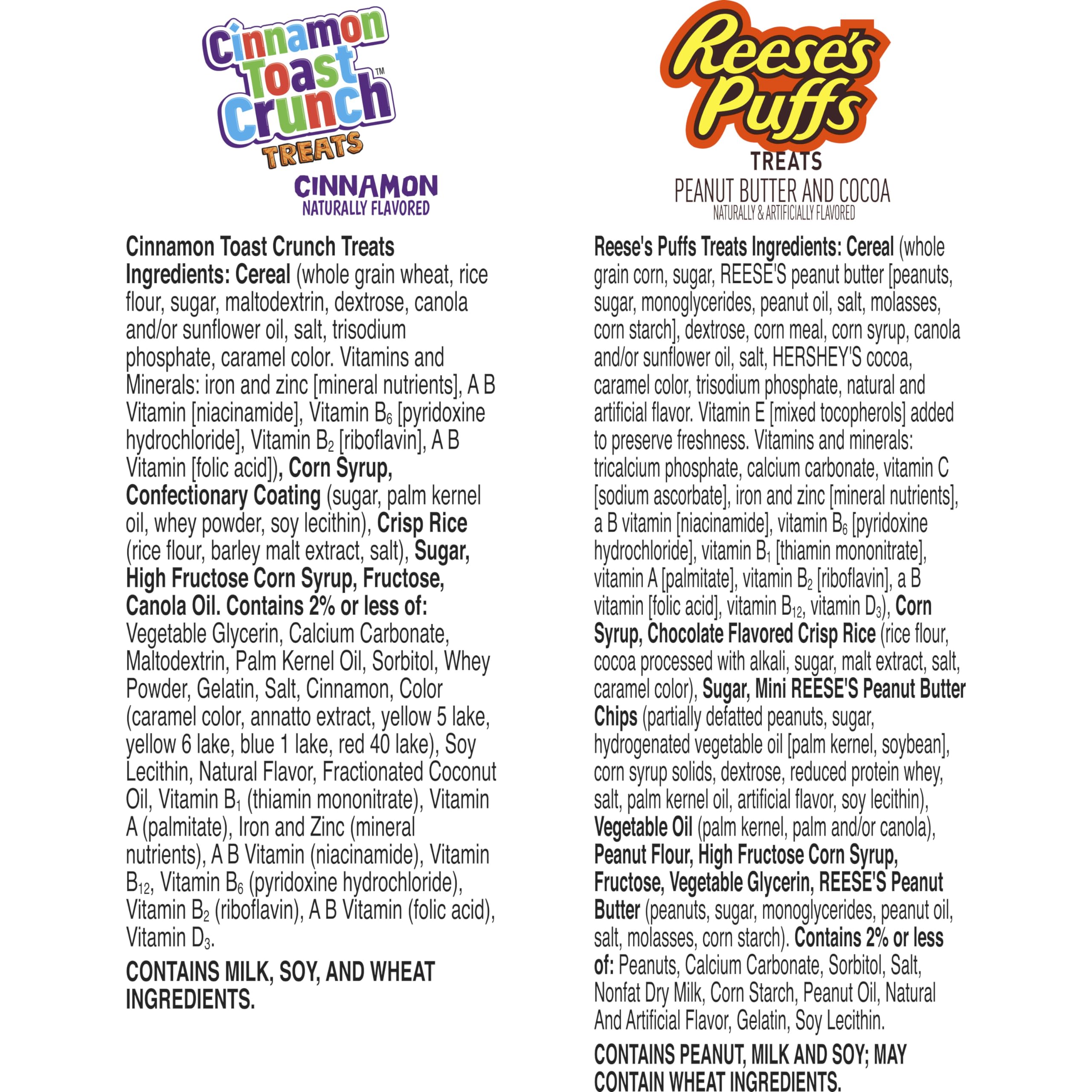 Mua Reese's Puffs Cinnamon Toast Crunch Cereal Treat Bars Variety Pack ...