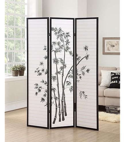 Black Square Room Divider