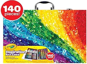 Crayola Inspiration Art Case (140 Pieces) with Crayons, Art Tools ...