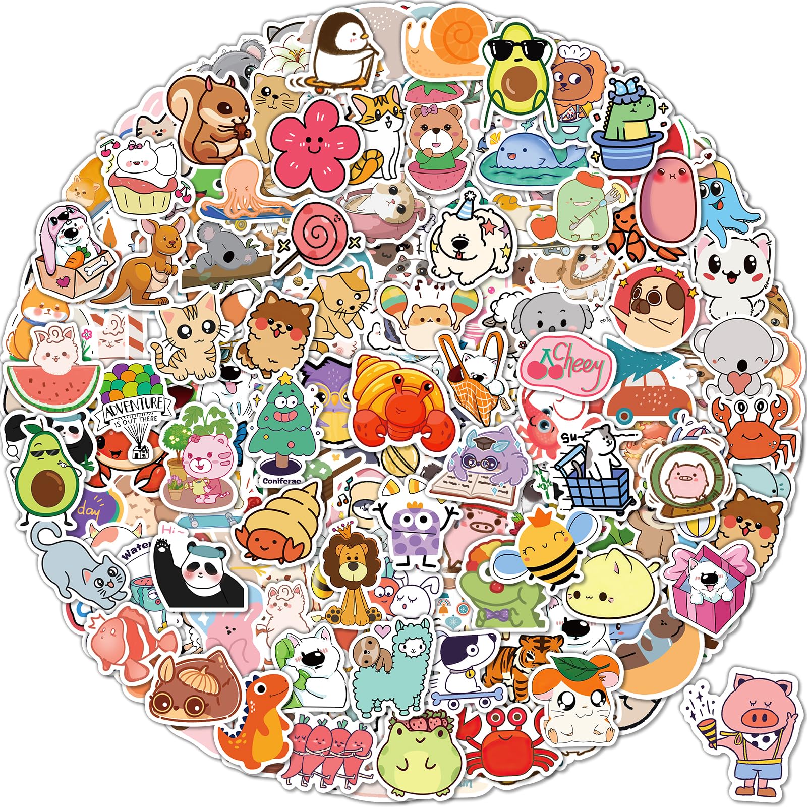 Gojmzo Cute Stickers for Kids, 300 Pack/PCS Cute Water Bottle Stickers ...
