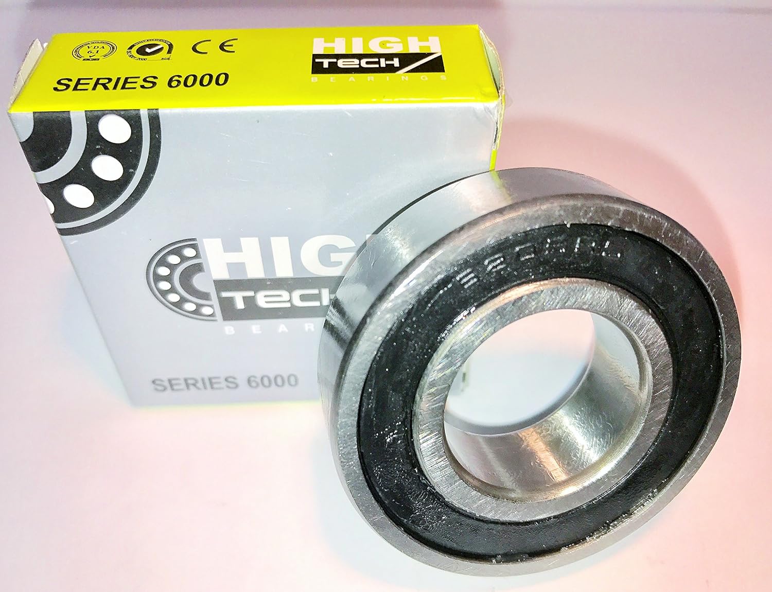 6205-2RS/C3 - Deep Groove Ball Bearing, High Tech Bearings, 25x52x15 mm, C3 Clearance, Metric ...