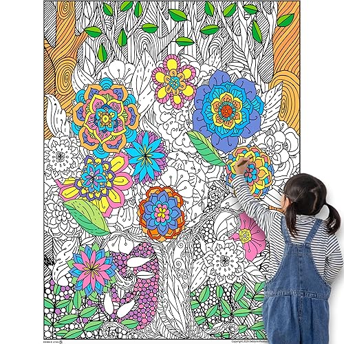 Giant Coloring Poster - The Original Jumbo Coloring Poster, Oversized ...