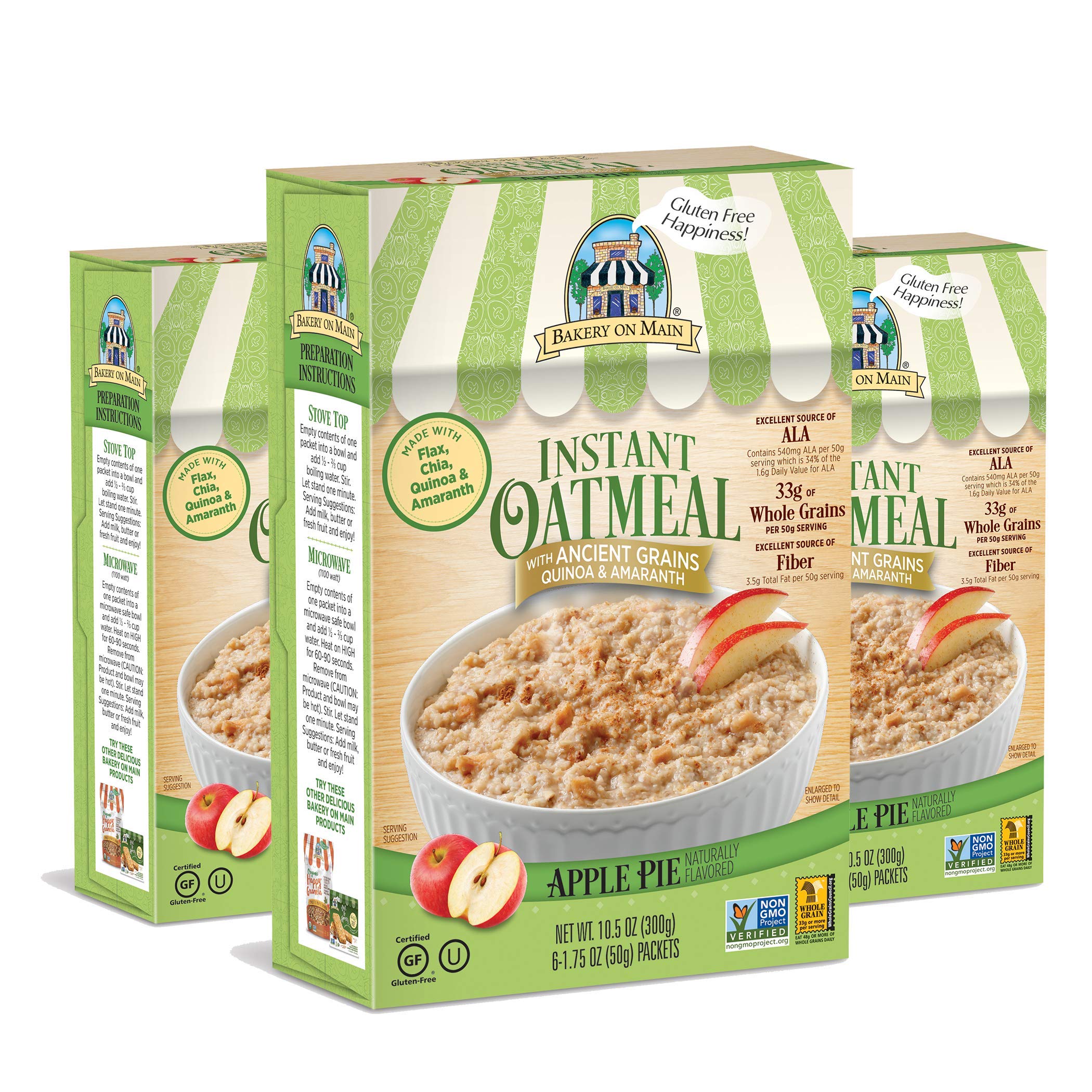 Bakery On Main Gluten-Free, Non-GMO Ancient Grains Instant Oatmeal ...