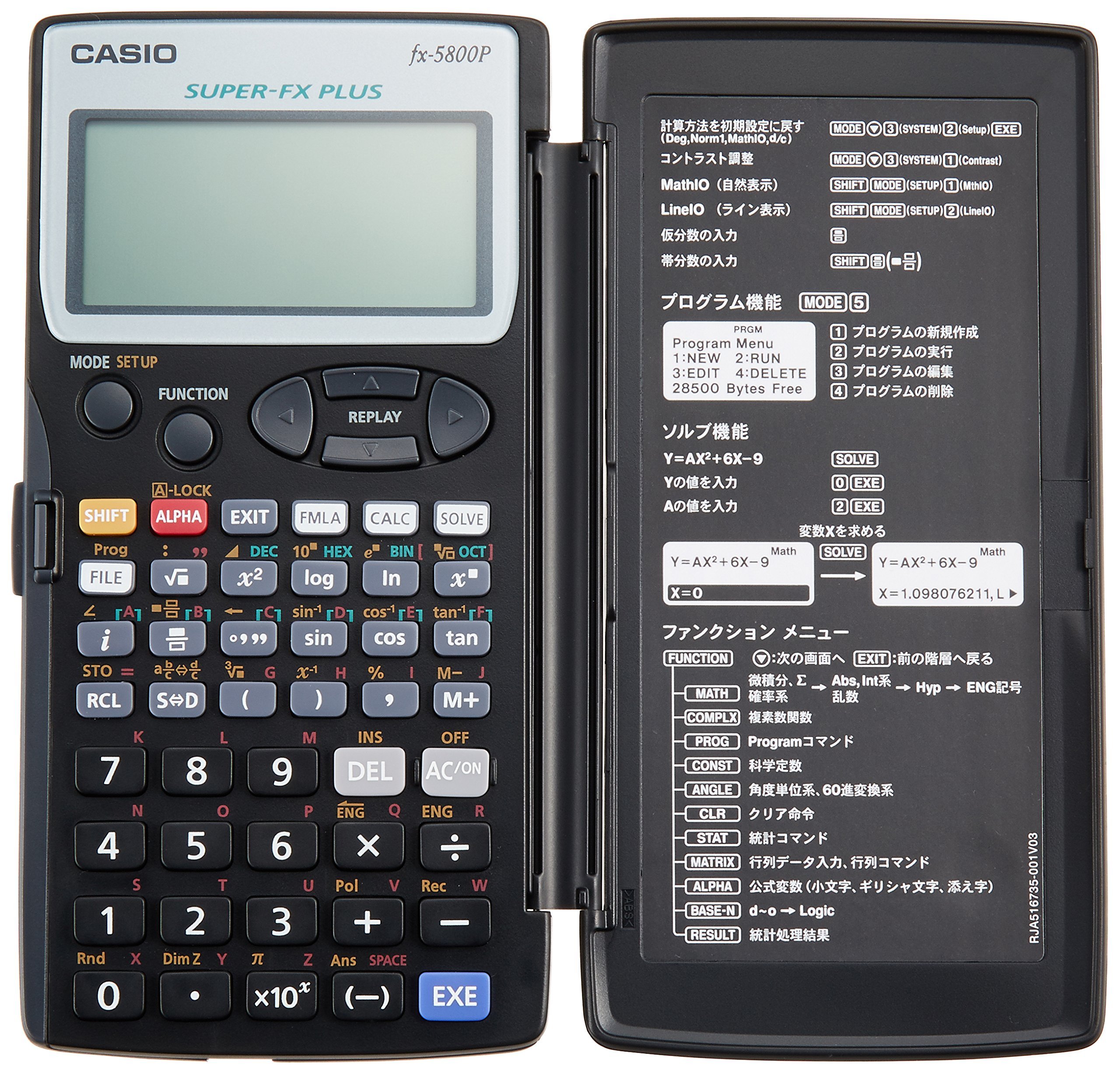 Mua Casio Fx-5800P-N Programming Scientific Calculator, 407 Functions ...