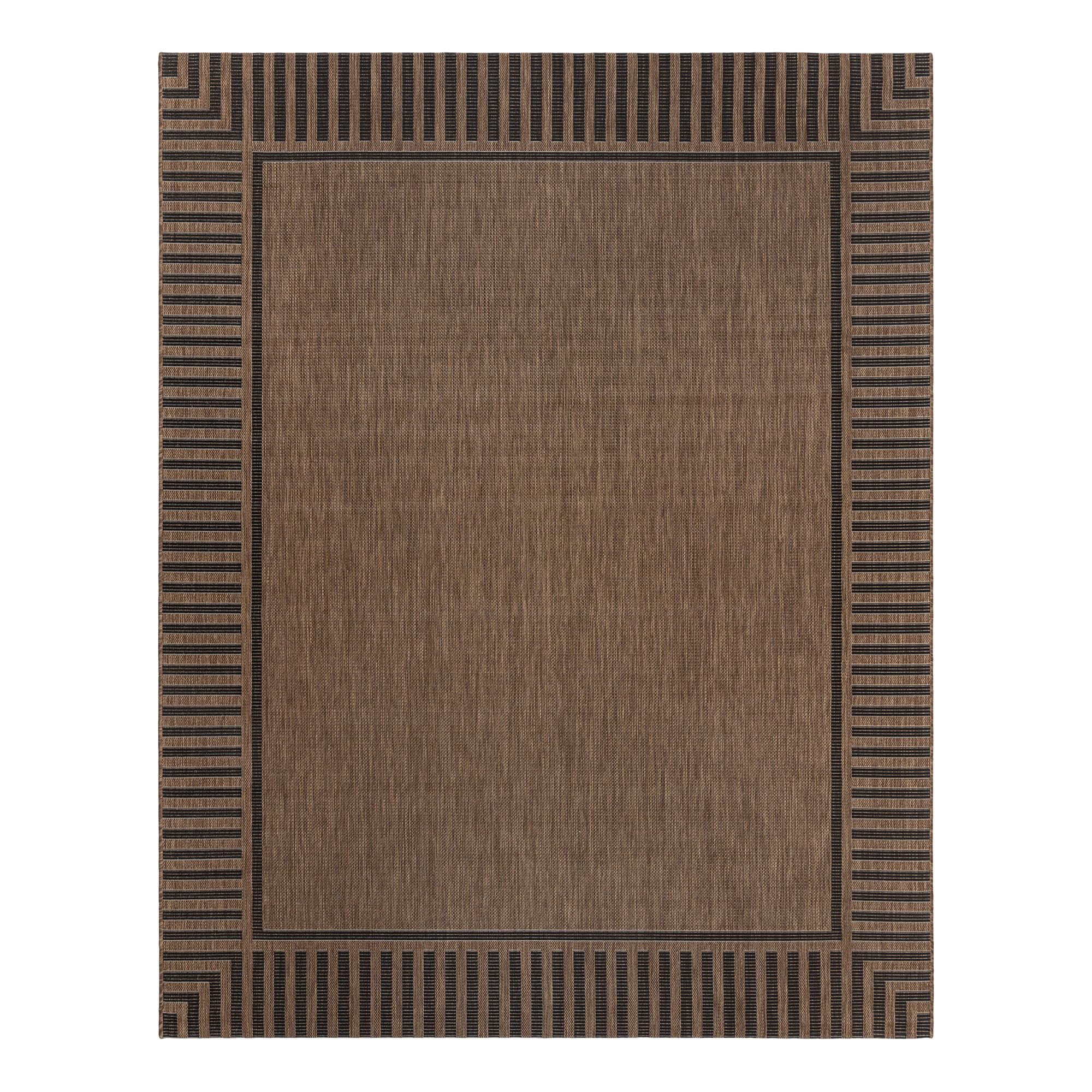 Gertmenian Indoor Outdoor Classic Flatweave Area Rug, Stain & UV ...