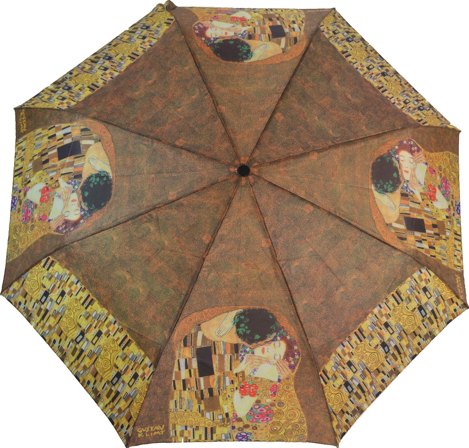Blooming Brollies Artbrollies Klimt The Kiss Folding Umbrella, 100cm ...