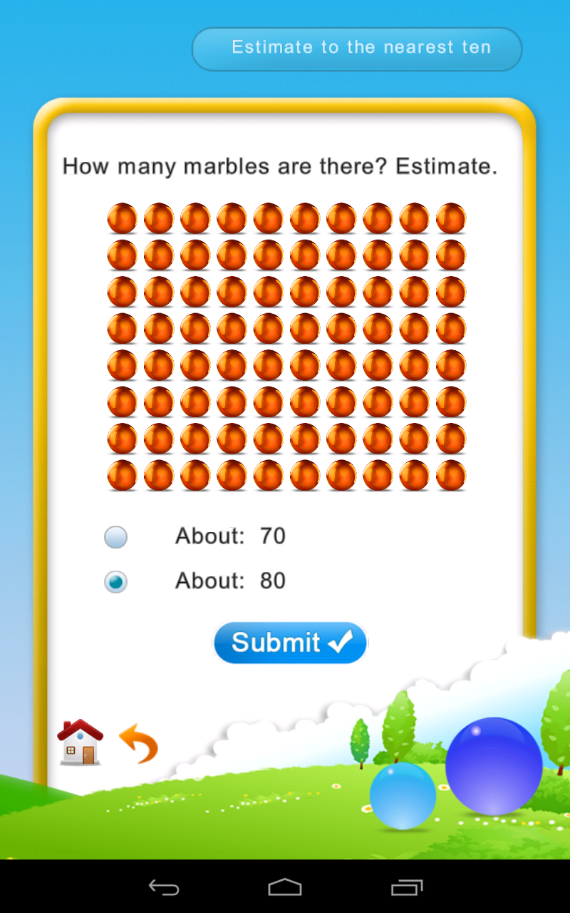 Estimation for 1st grade - free:Amazon.com:Appstore for Android