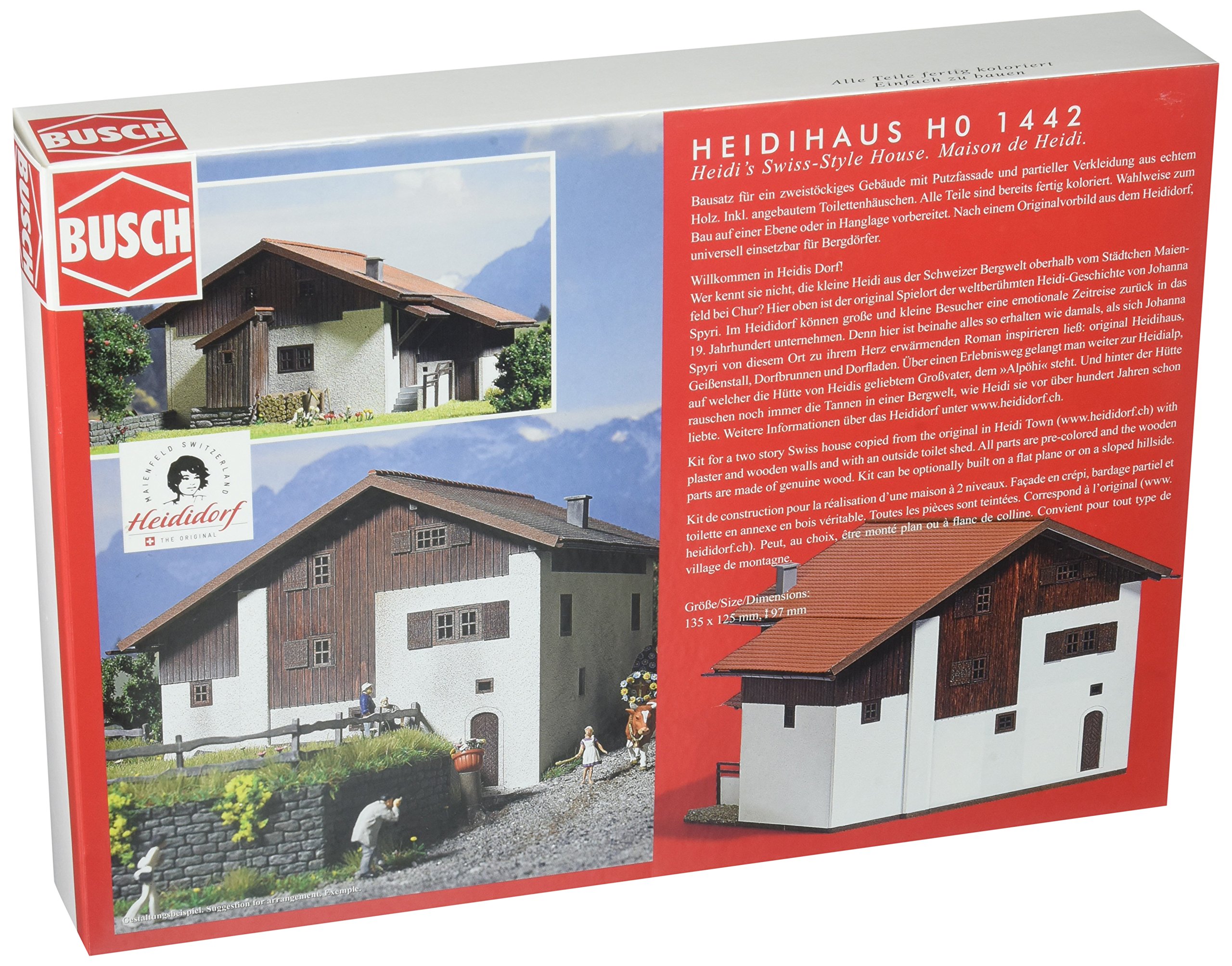 Buy Busch 1442 Heidi's 2-Story House HO Structure Scale Model Structure ...
